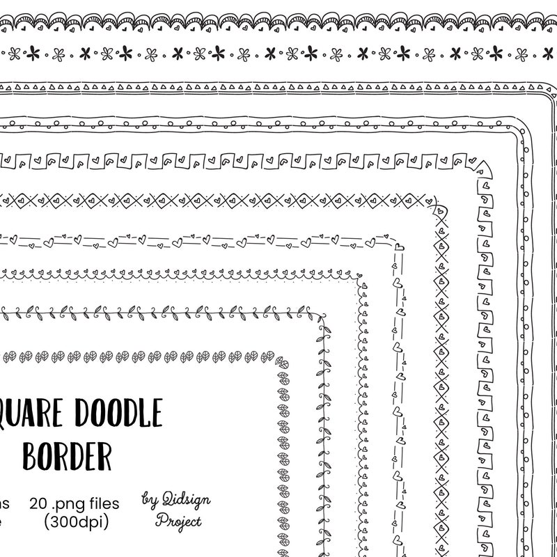 Doodle Frames - Etsy