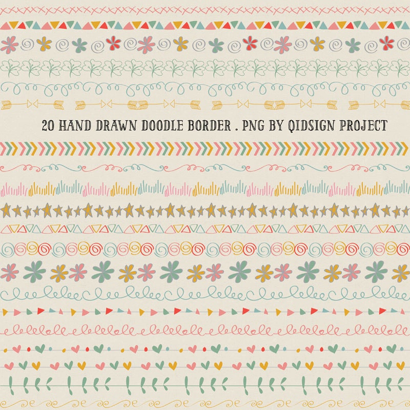 Hand Drawn Border - Etsy