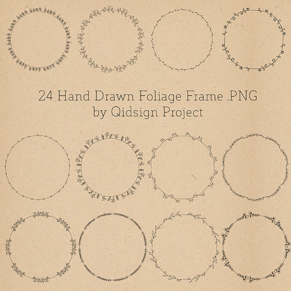 Round Digital Frames - Etsy