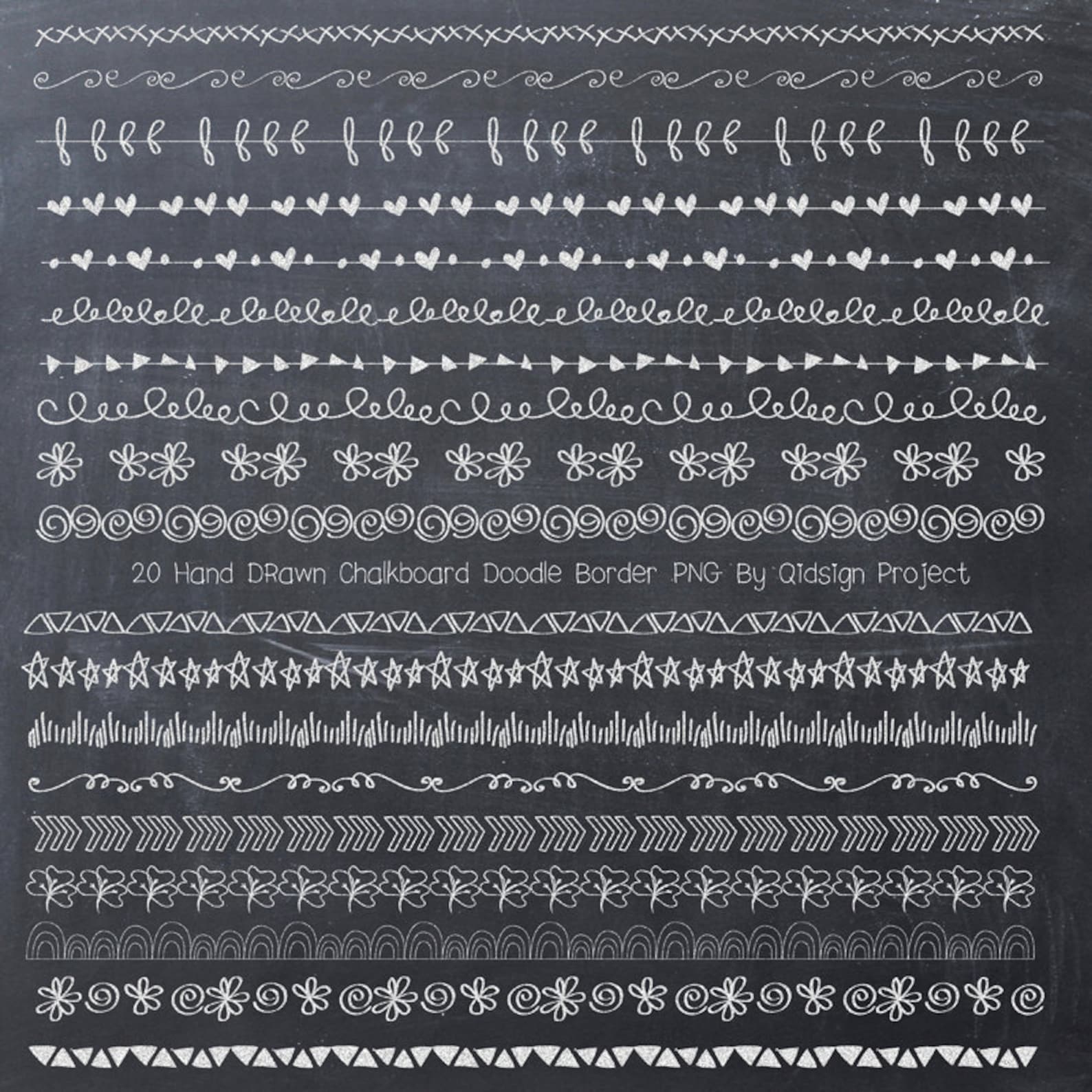 Chalkboard Doodle Border, Chalkboard Frames Making, Birthday Photoprops ...