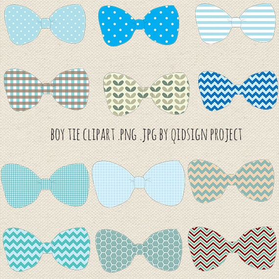 Baby Blue Bow Tie Clipart
