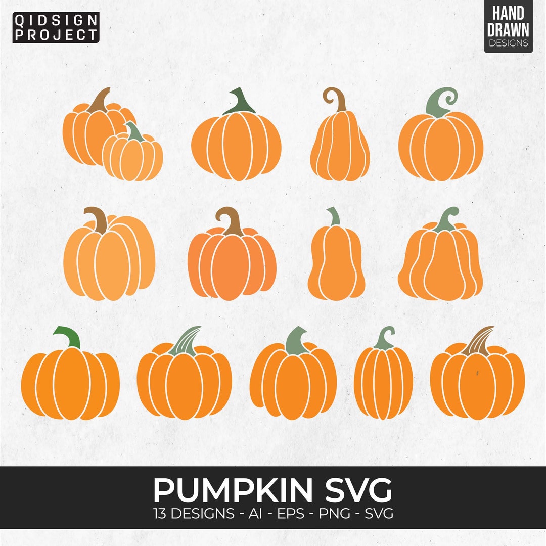 Pumpkin Svg,halloween Svg,cute Pumpkin Svg,pumpkin Png Bundle,pumpkin ...