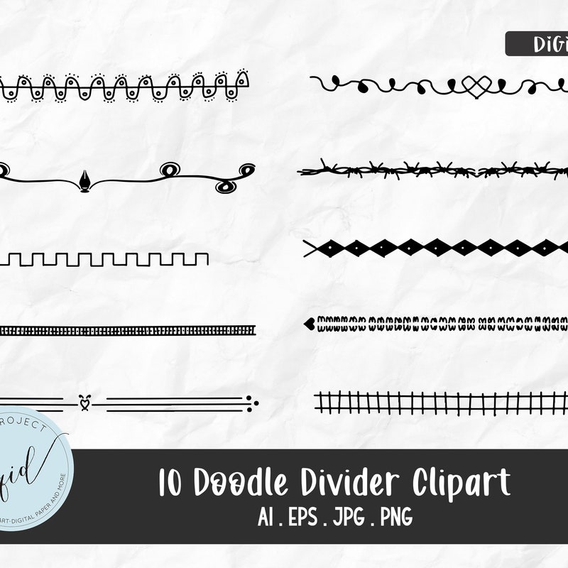 Doodle Dividers - Etsy