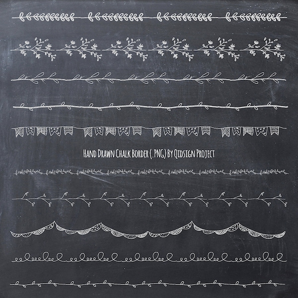 Chalkboard Doodles - Etsy