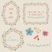 Whimsical Flower Clipart, Floral Frame Clipart, Floral Frame Png ...