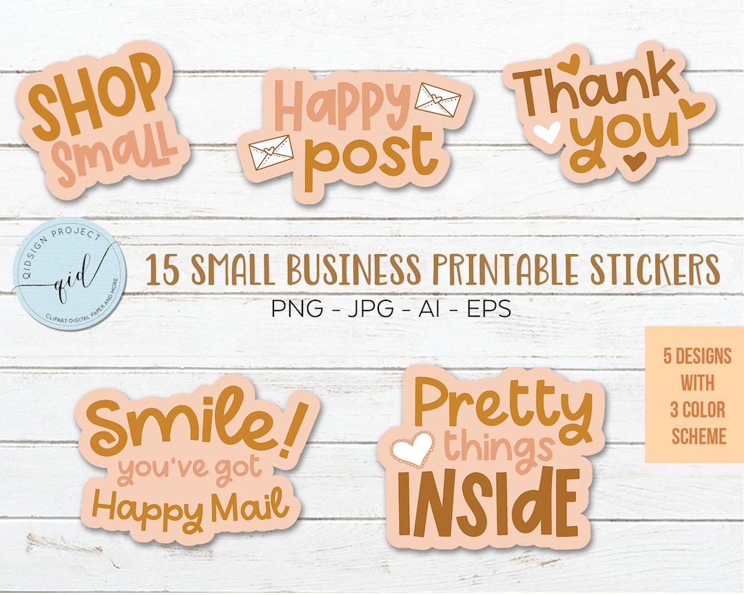 Happy Mail Sticker Png, Sticker for Shop, Label, Journaling, Pretty ...