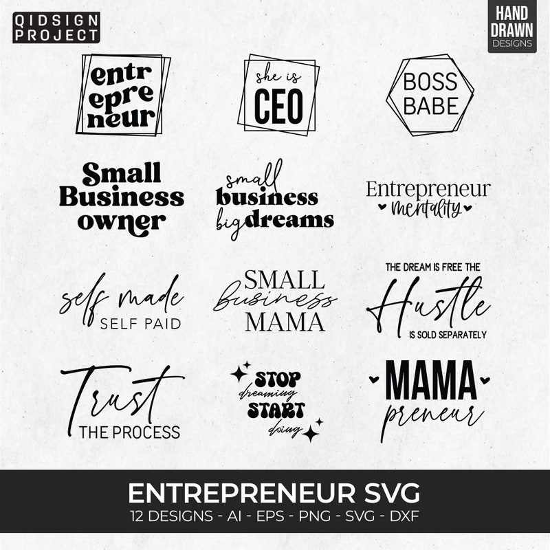 Entrepreneur Svg - Etsy
