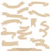15 Kraft Paper Ribbon Clipart Scrapbook Embellish Blog Graphics ...