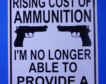 Funny Ammo Sign - Etsy