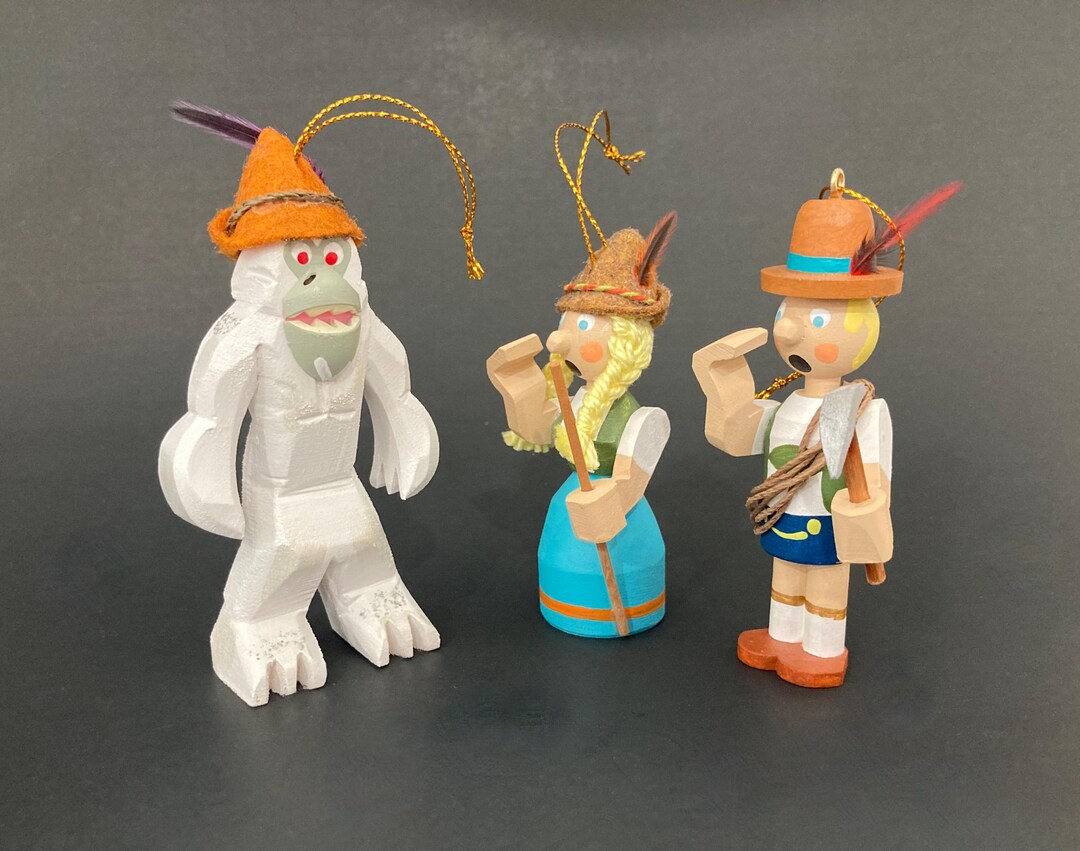 Yodeling Mountain Climbers and Abominable Snowman: Set of 3 Christmas ...