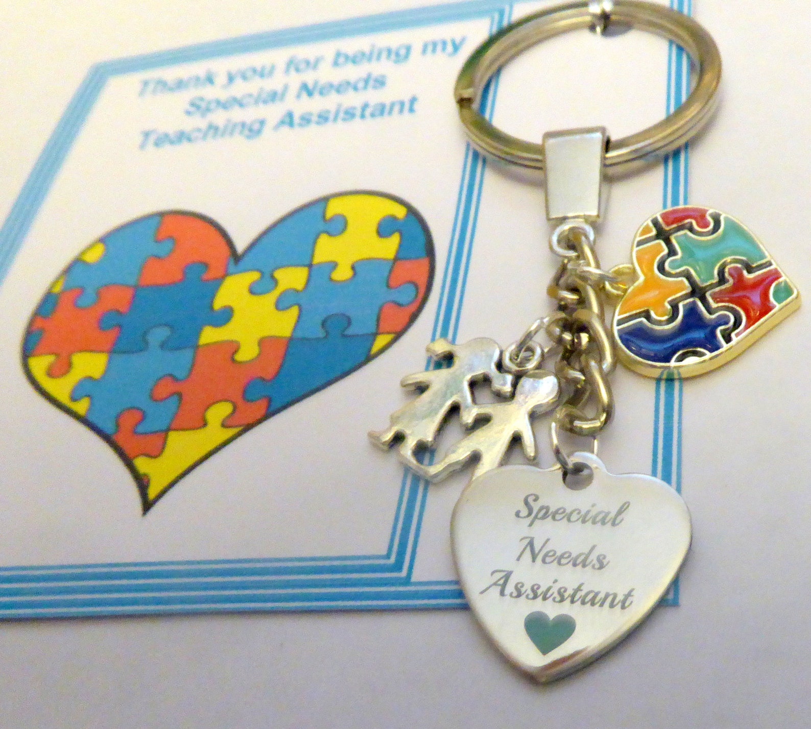 Thank You Gift for Special Needs Teacher or Assistant SEN Autism Key ...