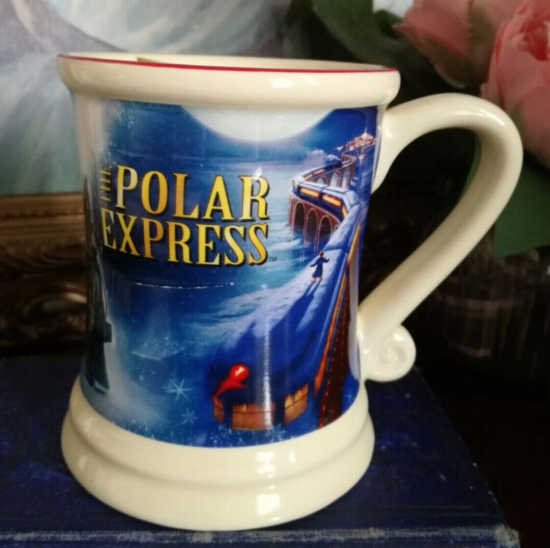 The Polar Express Train Tankard Mug Believe Christmas Mug - Etsy
