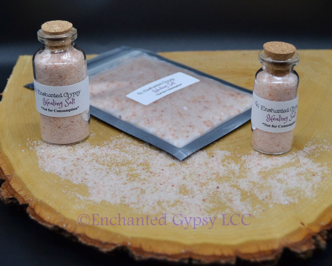 Enchanted Healing Salt Spell Salt Salt Jars Pagan Supplies - Etsy