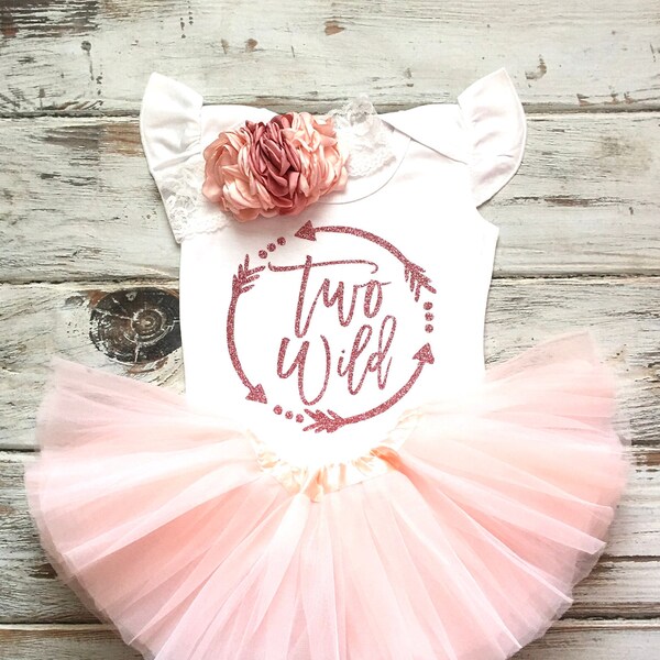 Two Wild Birthday Girl Outfit - Etsy