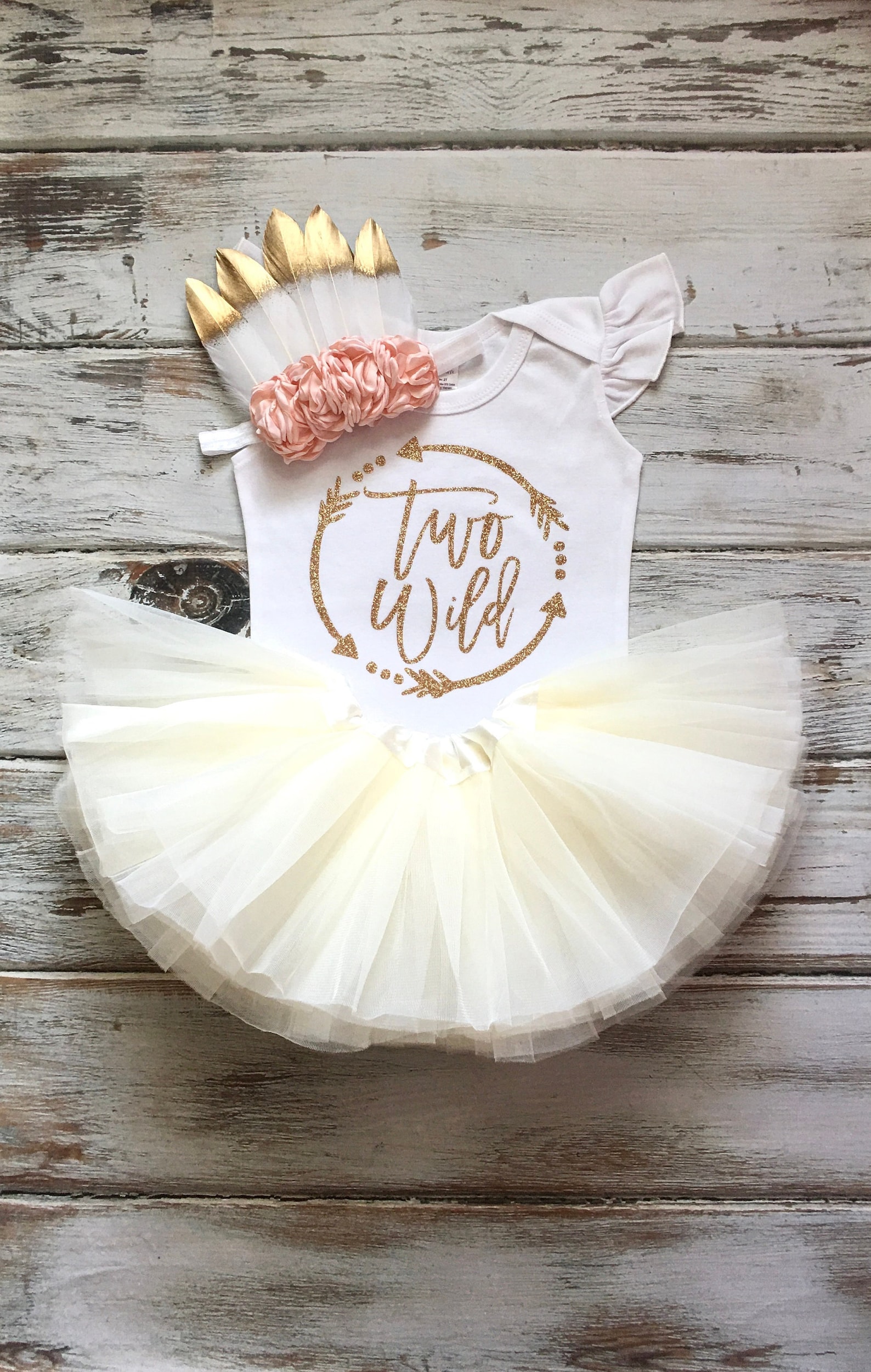 Two Wild Birthday Girl 2nd Birthday Outfit Two Wild Birthday - Etsy