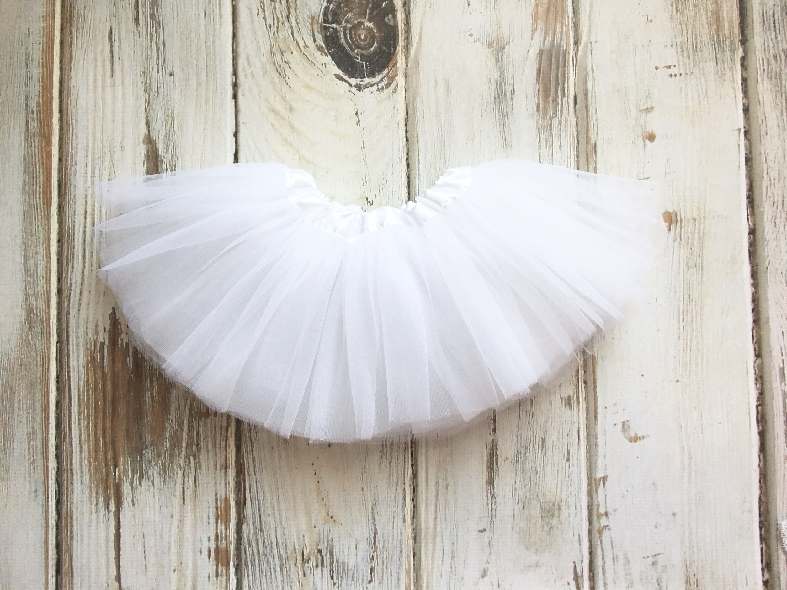 Tutu Recién Nacido Tutu Blanco Tutu Bebé Tutu Juego de - Etsy México