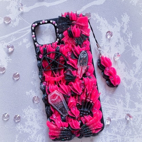 Kawaii Decoden Case Pastel Goth Spooky Fairyland Super Cute - Etsy
