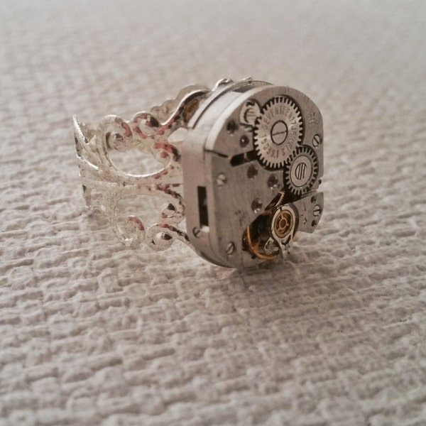 Watch Movement Ring - Etsy
