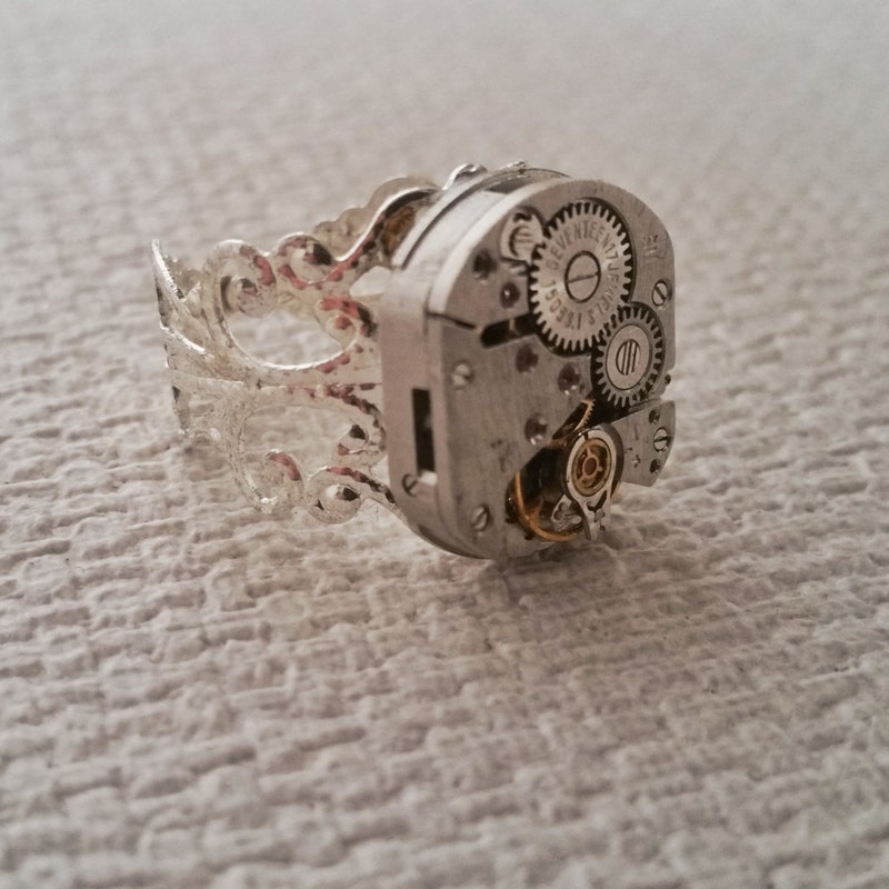 Watch Movement Ring - Etsy