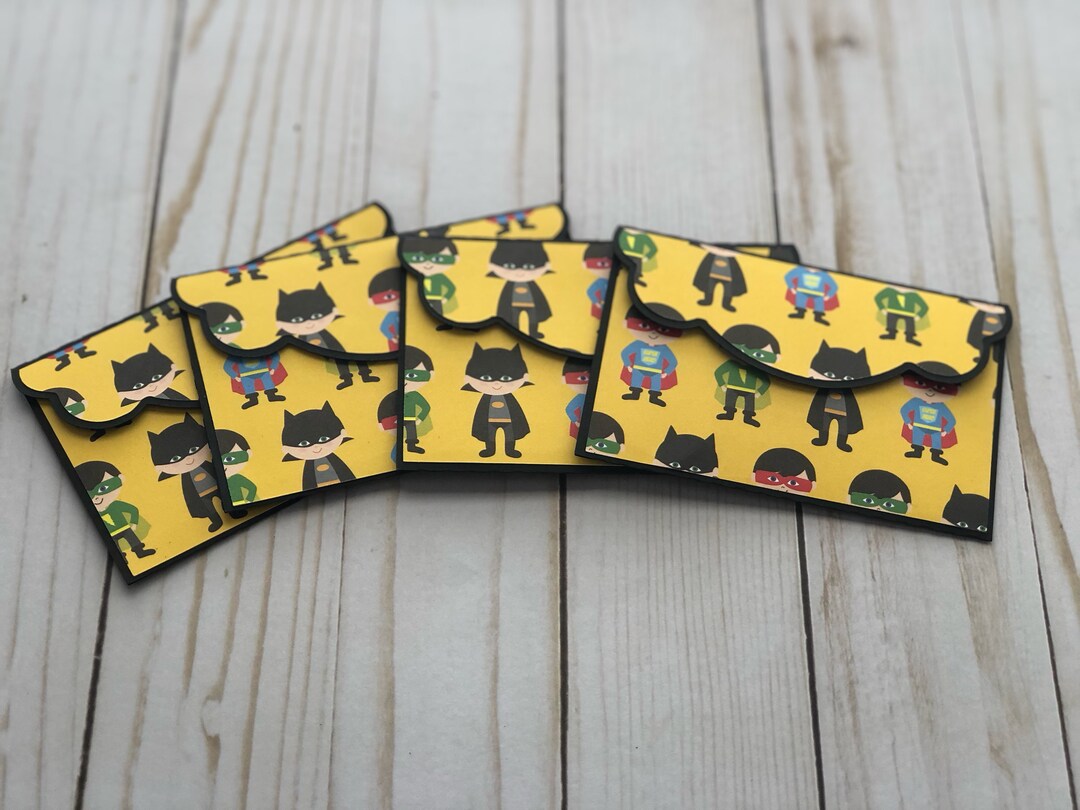 Superhero, Gift Card Envelope, Gift Card Holder, Presents, Gifts - Etsy
