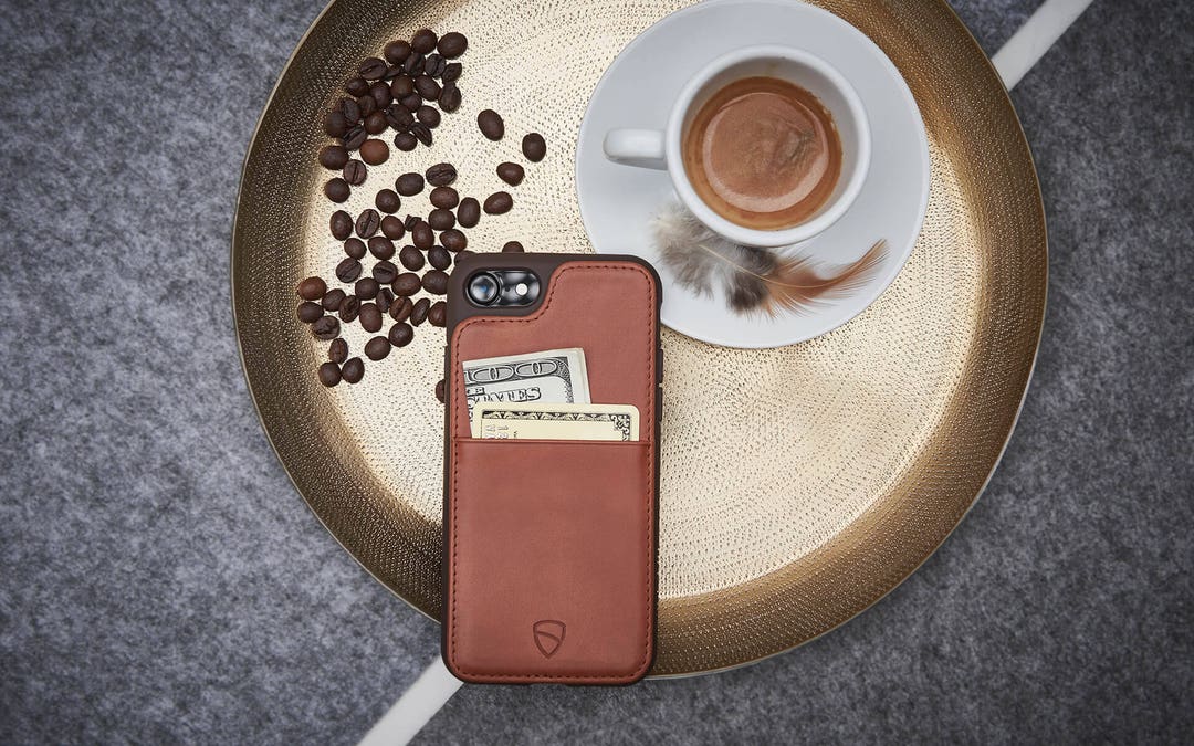 IPhone 7 Plus / 8 Plus Vaultskin ETON Armour Wallet Case, Top Grain ...