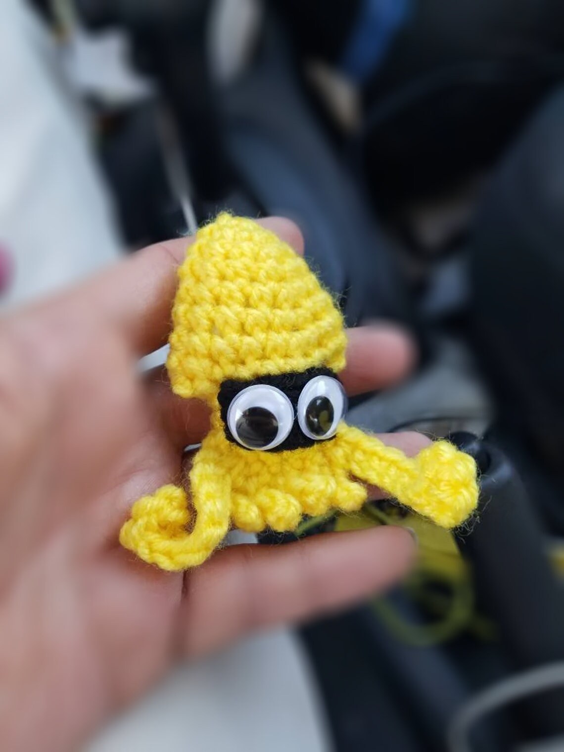 Crocheted Splatoon Inkling Plush Keychain - Etsy