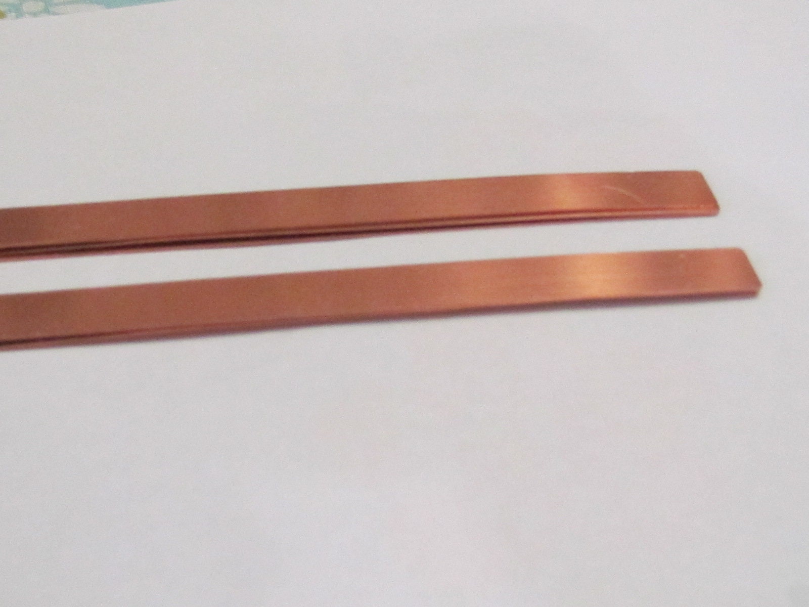 1/2 X6 • 20G Rounded Copper Bracelet Cuff Blank• Easy to Hand Stamp On ...