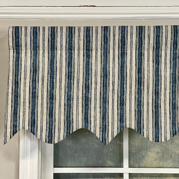 Striped Valance - Etsy