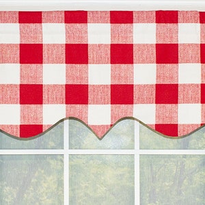 Buffalo Check Regal Valances - Etsy