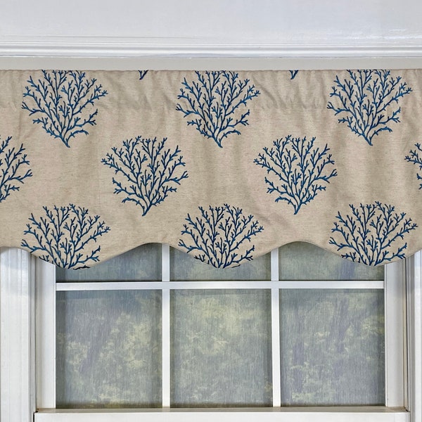 Coral Valance - Etsy