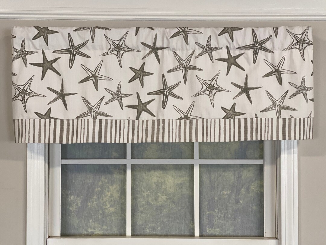 Scott Living Straight Banded Valances - Etsy