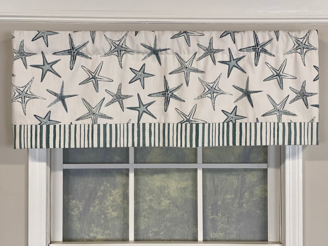 Scott Living Straight Banded Valances - Etsy