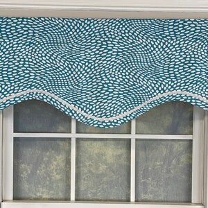 Scott Living Shaped Valance With Trim - Etsy