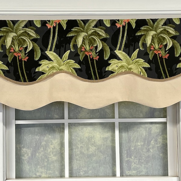 Tropical Valance - Etsy
