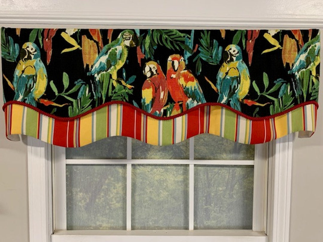 Parrot Head Valance - Etsy