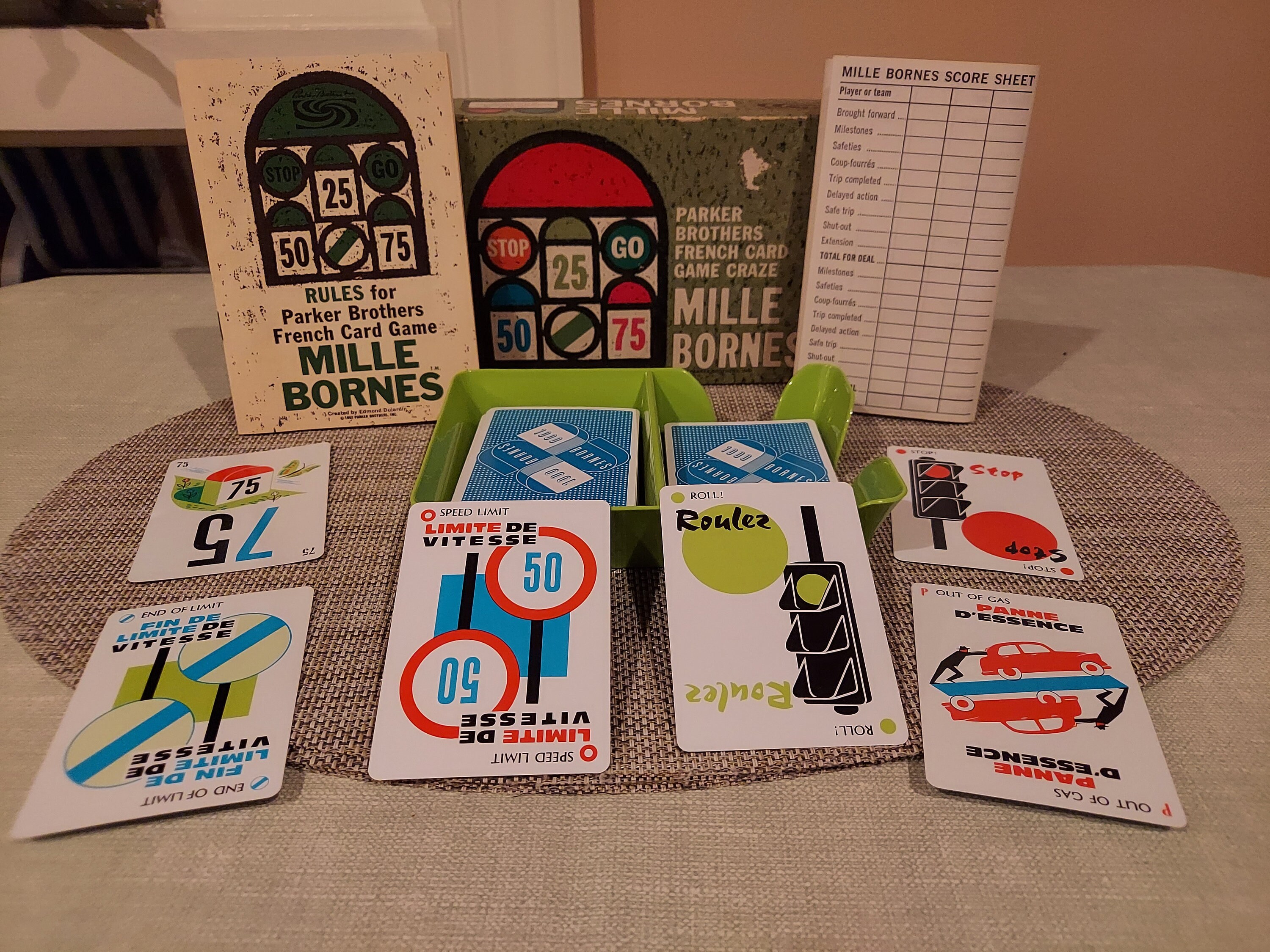 Mille Bornes French Card Game