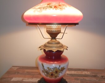 Red Hurricane Lamp - Etsy