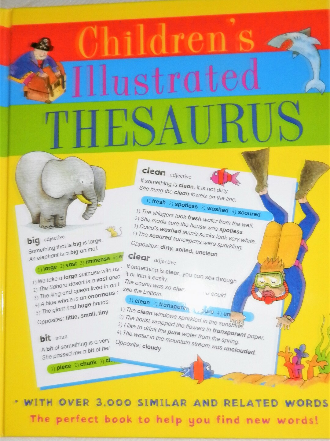 Children's Illustrated Thesaurus, Hardcover Book With Jacket, Like New ...