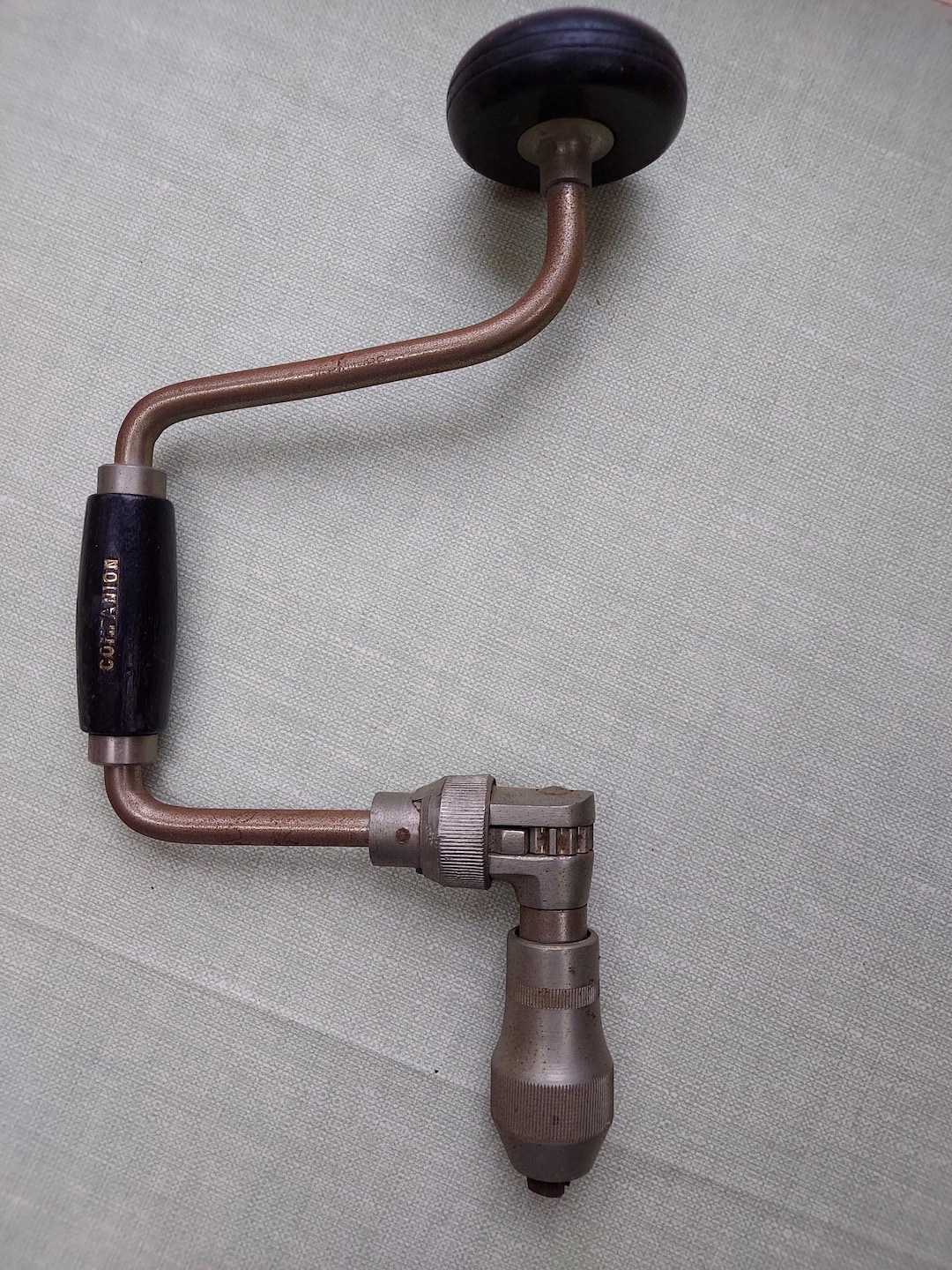 Companion Hand Crank Ratcheting Bit Brace Drill - Etsy