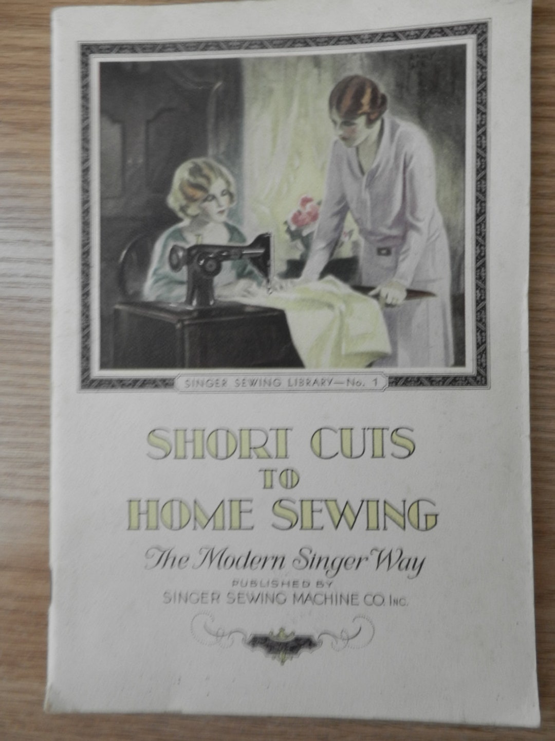 Instruction Booklet by the SINGER Sewing Machine Co, 1930 - Etsy
