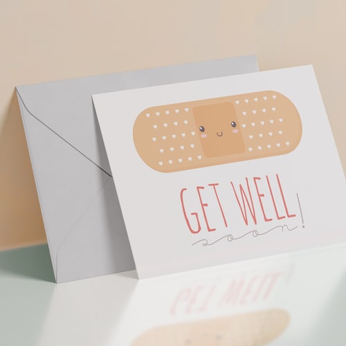 Printable Get Well Soon Card Instant Download Greeting - Etsy