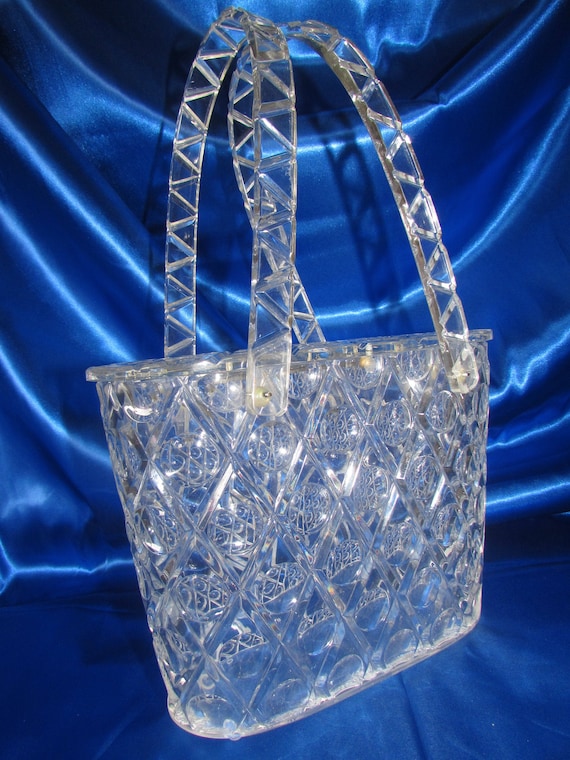 vintage unique demagnifier lenses - Gem