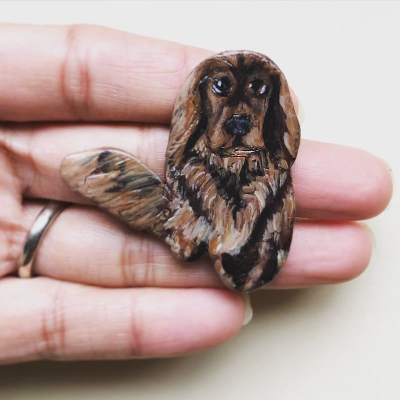 Irish Setter Brooch - Etsy UK