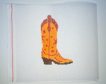 Cowboy Take Me Away Hand Painted Needlepoint Canvas 18 Count Mesh - Etsy