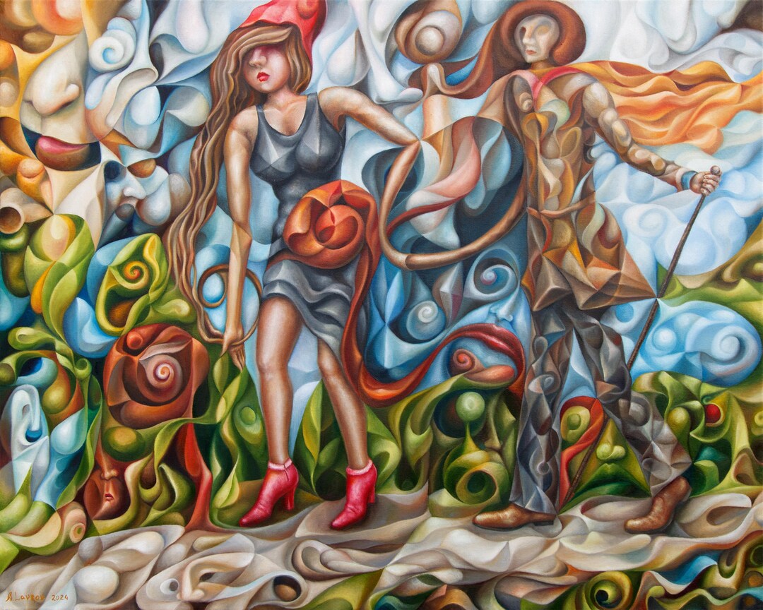 A Walk in the Park 2024, 24″ X 30″ (original Oil on Canvas by Alex ...