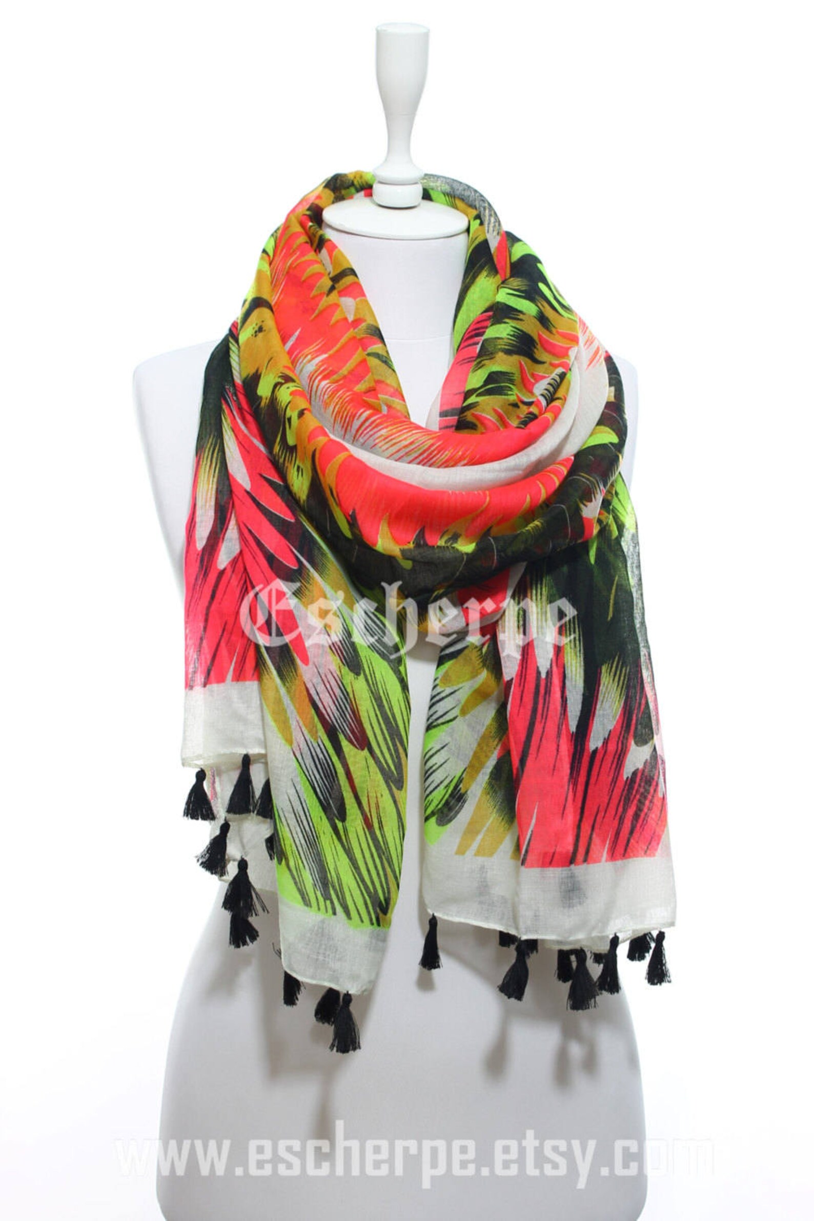 SPRING SALE Neon Wings Scarf, so Soft Lightweight Fall Winter Scarf ...