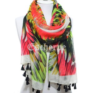 SPRING SALE Neon Wings Scarf, so Soft Lightweight Fall Winter Scarf ...