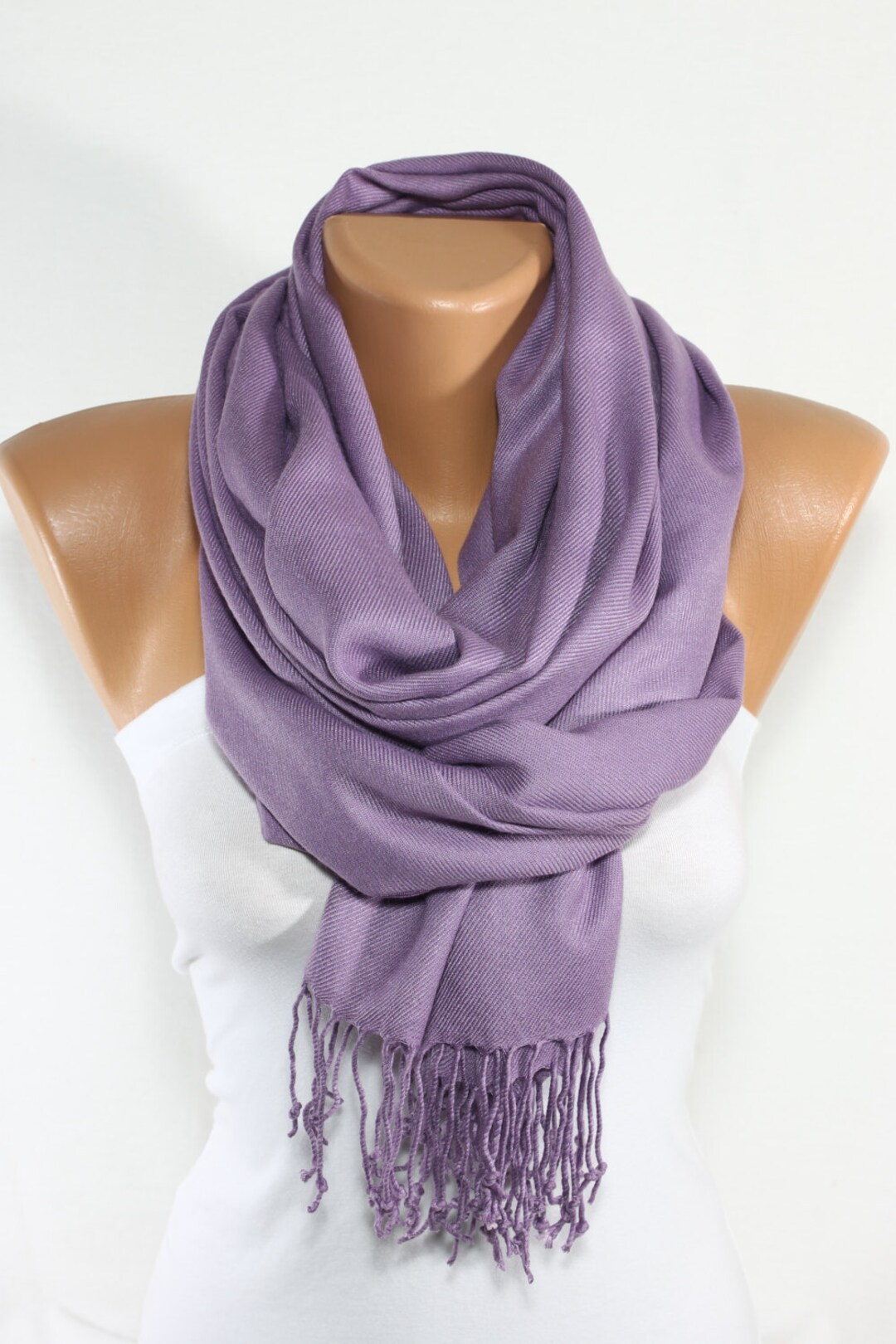 Purple Scarf Oversize Pashmina Scarf Spring Scarf Purple Shawl Gift ...