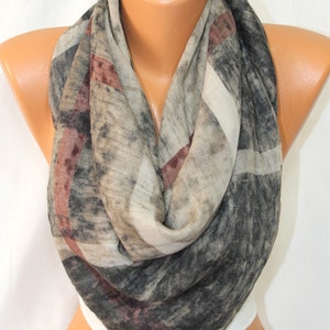 Vintage Look Scarf in Earth Colors Women Men Fashion Accessories ...