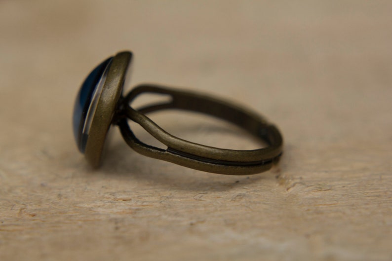 Blue Galaxy Ring Solar System Ring Planet Ringuniverse - Etsy